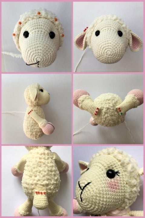 Free Crochet Sheep Pattern - Cuddly Stitches Craft