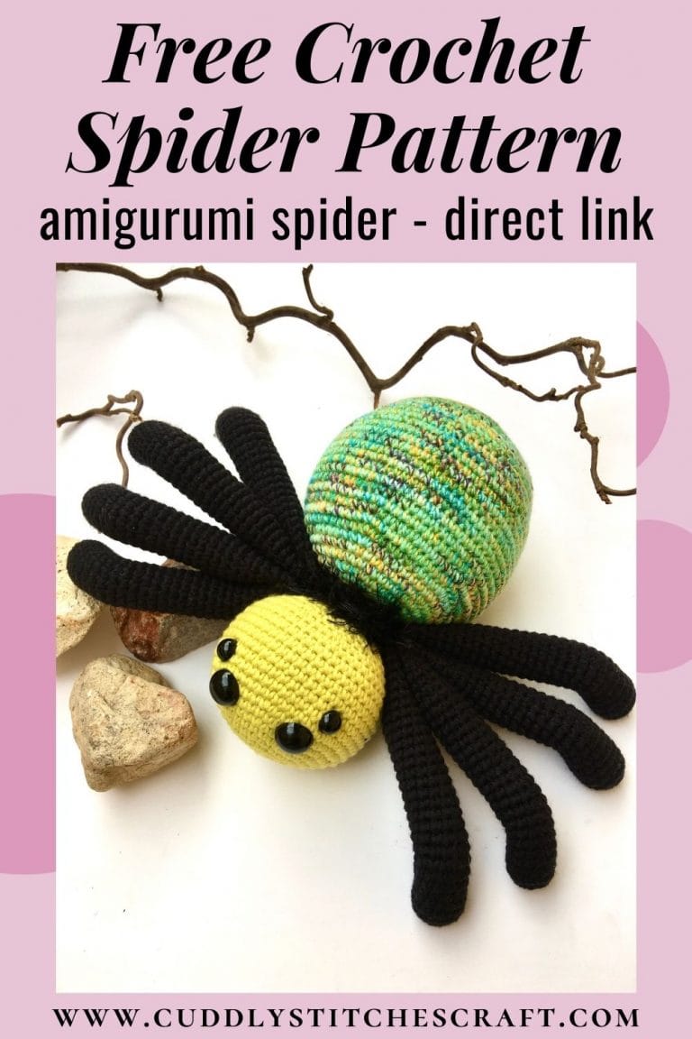 Free Crochet Spider Pattern - Cuddly Stitches Craft