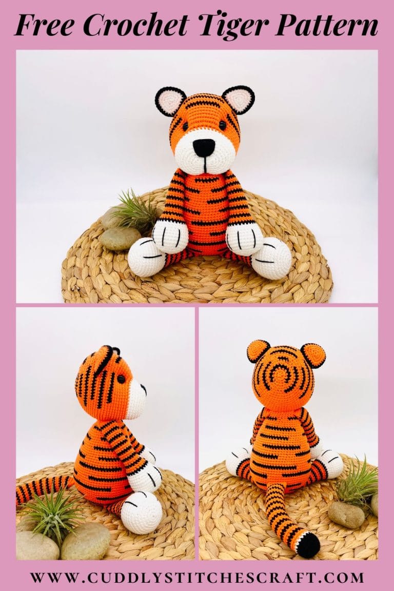 Free Crochet Tiger Pattern - Cuddly Stitches Craft