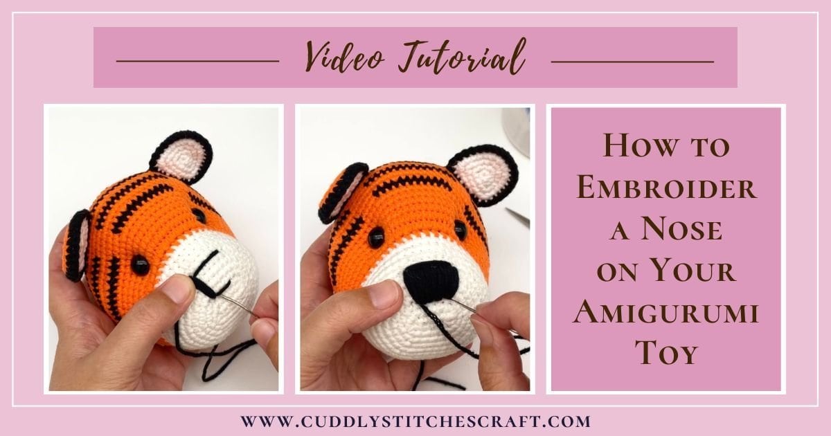 How To Embroider A Nose On Amigurumi at Ryan Moorman blog