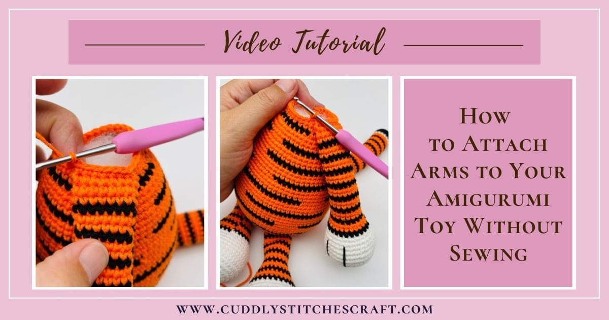 How To Make Amigurumi Arms Crochet Ragdoll: Amigurumi Doll Free