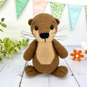 Crochet Otter Free Pattern: Low-Sew Amigurumi Otter - Cuddly Stitches Craft