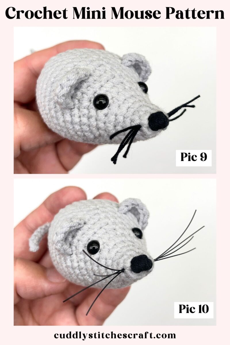 NO-SEW Crochet Mini Mouse: Free Amigurumi Pattern - Cuddly Stitches Craft